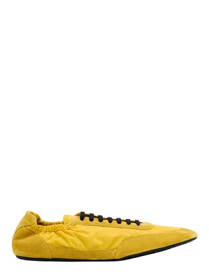 Prada Prada Collapse Low-Top Sneakers Yellow Topaz