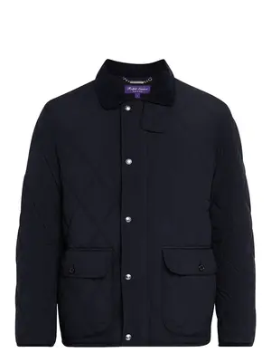 Ralph Lauren Purple Label Quilted Down Jacket - Navy
