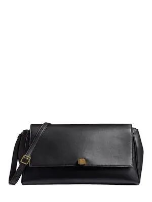 Khaite Audrey Lambskin Crossbody Bag - Black