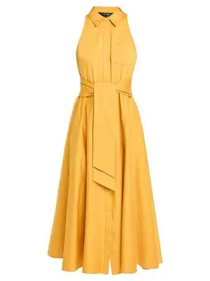 TOCCIN Chelsea Tie-front Shirtdress - Marigold
