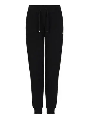 EA7 Core Lady Stretch-cotton Joggers - Black
