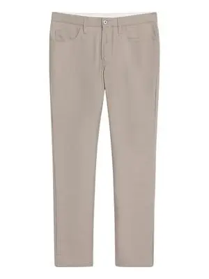 Emporio Armani Textured Wool Pants - Beige