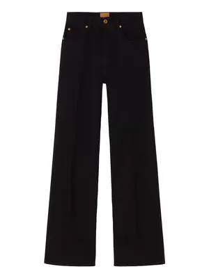 JAMIE HALLER The Crease Jean - Black