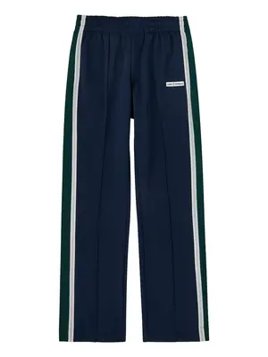 Casablanca Logo Panelled Jersey Track Pants - Navy
