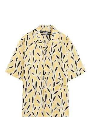 Jacquemus La Chemise Aloe Cotton-poplin Shirt - Yellow