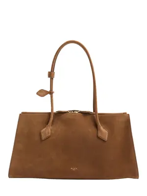 Alaïa Le Teckel Nubuck Tote - Tan