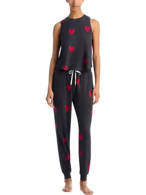 Honeydew Intimates Star Seeker Tank Top & Pants Set Valentine Hearts