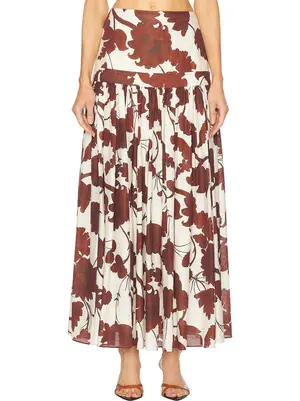Alexis Napoli Skirt - Obsidian Brown