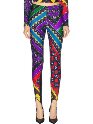 Emilio Pucci Lycra Legging In Purple - Viola & Rosso
