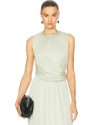 JIL SANDER Sleeveless Top - Lemon Green