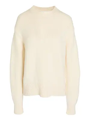 Vince Cotton-blend Sweater - Ivory