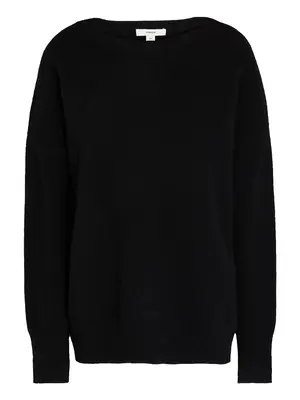 Vince Wool And Cashmere-blend Sweater - Black