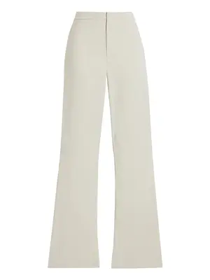 Vince Crepe Bootcut Pants - Ivory