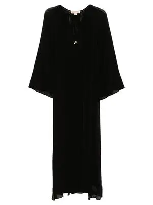 Michael Kors V-neck Maxi Dress - Black