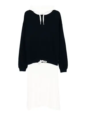 STEFAN COOKE Hoodie Dress - Blue