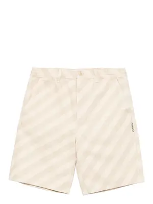 MARNI Marni Striped Denim Shorts