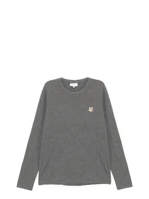 Maison Kitsuné Bold Fox Head Patch T-shirt - Grey