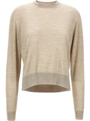 JIL SANDER Asymmetrical Sweater - Neutrals
