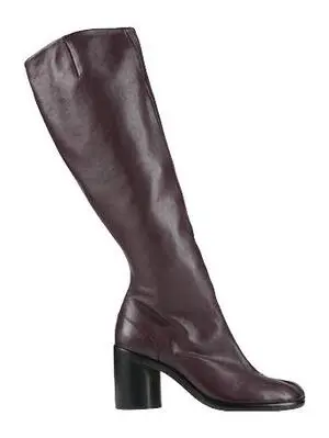 MAISON MARGIELA Leather Boots Purple