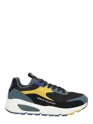 Armani Exchange Sneakers In Polyester - Blue