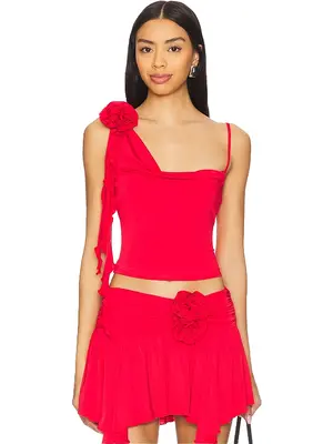 LOVERS AND FRIENDS Casey Top - Red
