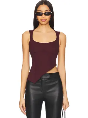LOVERS AND FRIENDS Penn Top - Oxblood