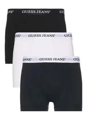 Guess 3 Pack Boxer Brief In Black, White - White  Blue  & Black
