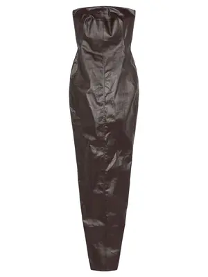 Rick Owens Bustier Gown - Brown