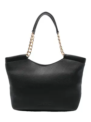 Moschino Logo-lettering Tote - Black
