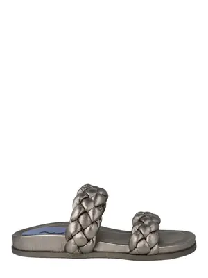 BIRD&CO Braided Slides - Silver
