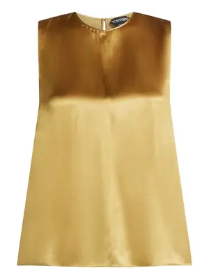 TOM FORD Satin Blouse - Gold