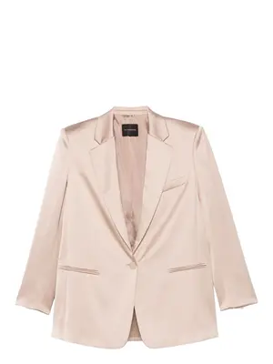 Andamane Satined Blazer - Neutrals