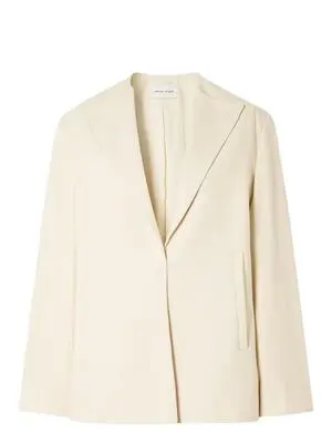 Loulou De Saison Rocco Textured Cotton-blend Twill Blazer - Ivory
