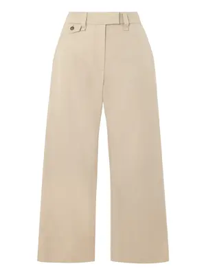 Brunello Cucinelli Bead-embellished Cropped Pants - Neutrals