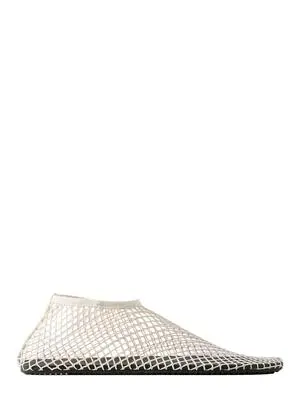 Christopher Esber Mesh Ballet Flats - Ecru
