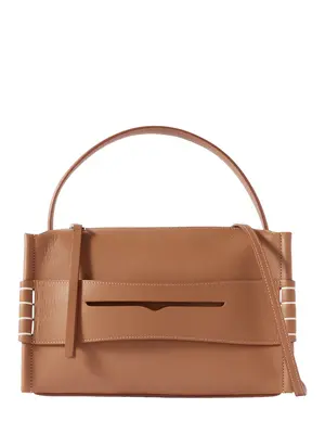 JW Anderson Loafer Leather Shoulder Bag - Brown
