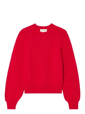 HIGH SPORT Lara Cotton Sweater - Red