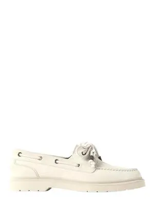 Brunello Cucinelli Bead-embellished Loafers - Neutrals