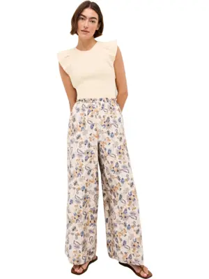 MARIE OLIVER Marie Oliver Solange Printed Wide Leg Pant