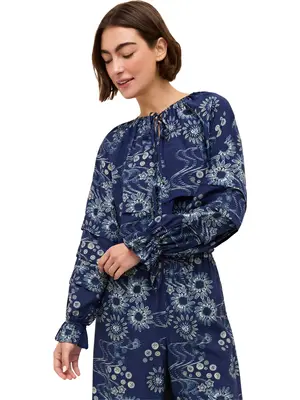 MARIE OLIVER Umi Peasant Blouse - Orion