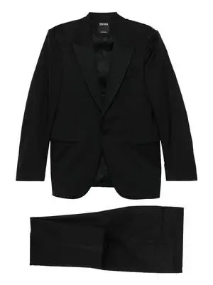 Zegna Single-breasted Suit - Black