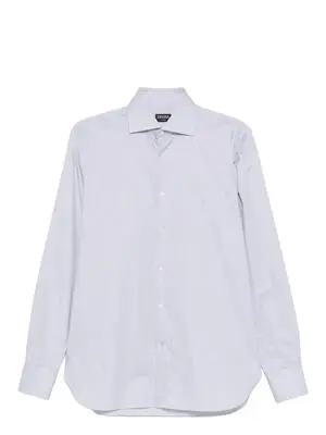 Zegna Striped Shirt - White