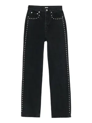 ROTATE BY BIRGER CHRISTENSEN ROTATE BIRGER CHRISTENSEN High-Rise Straight Jeans