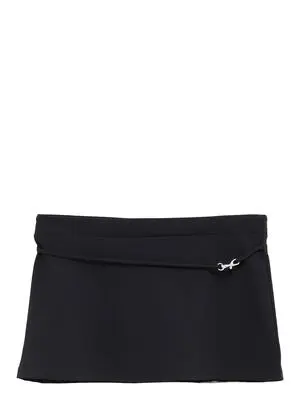 Gimaguas Snap-hook Mini Skirt - Black
