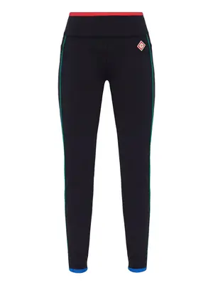 Casablanca Logo-patch Leggings - Black