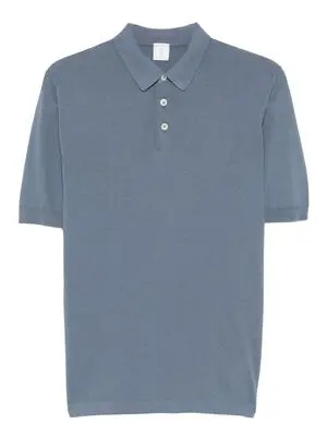 Eleventy Cotton Polo Shirt - Blue
