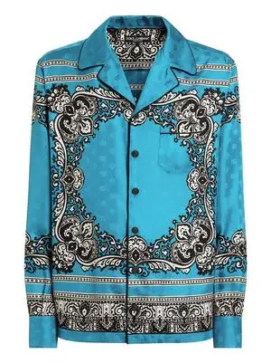 Dolce & Gabbana Bandana-print Shirt - Blue
