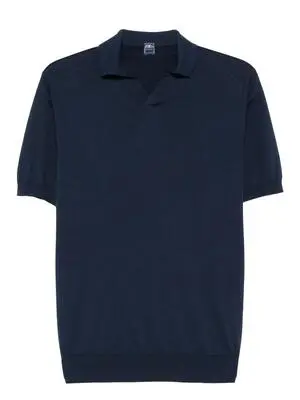 Fedeli Fuji Polo Shirt Blue