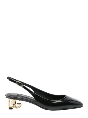 Dolce & Gabbana Dna 40mm Logo-heel Pumps - Black
