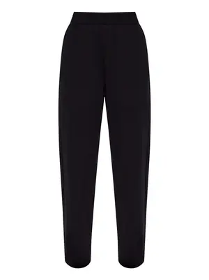 Emporio Armani Logo-embroidered Track Pants - Black